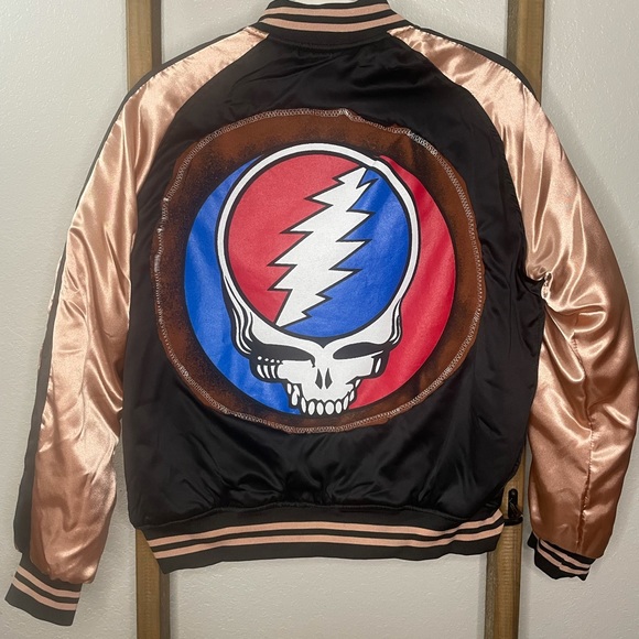 Jackets & Coats | New Custom Grateful Dead Head Bomber Jacket | Poshmark